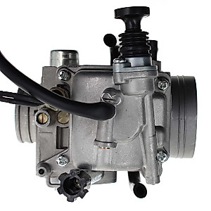 Carbhub Carburetor for Honda Foreman 450 TRX 450 TRX450ES TRX450FE TRX450FM TRX450S 1998-2004 Aftermarket Carb with Throttle Base Cover & Screw