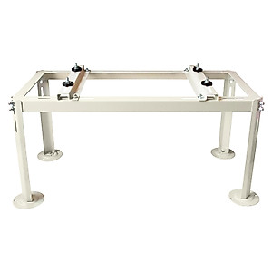 Yarssihha Mini Split Ground Stand for 9000-36000 BTU Ductless Air Conditioners Heat Pumps, Heavy Duty Adjustable Mini Split Stand Condenser Stand, Max Load: 440LBS