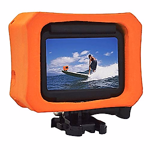 Floating Case for Gopro Hero 7 with Screw Ultra-Buoyant Floaty for Go Pro Hero 6/5 & 2018 Water Sports Swimming Diving - Orange