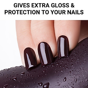 Alice & Bella - UV Nail Lamp +Top Coat Bundle For Any Gel Nail Product Application: Semi Cured Strips, Wraps, Art Stickers, Base Rubber Gel, Natural & Acrylic Nails - Ideal for Home DIY and Nail Salon