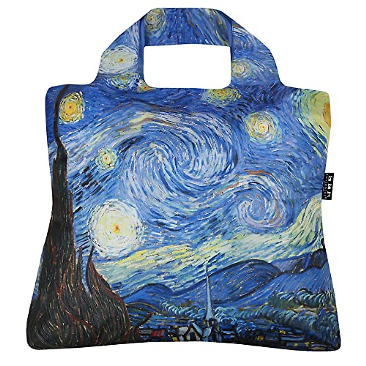 Envirosax Van Gogh Pouch Reusable Bag Polyester Shopping Grocery Bags Set of 5 Foldable Water Resistant