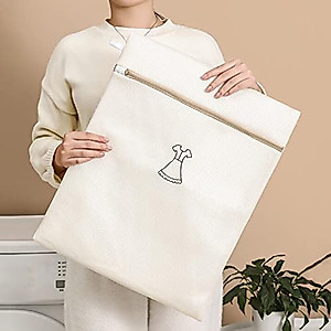 Xrrxy 6 PCS Durable Honeycomb Mesh Laundry Bags, Delicates Wash Bags for Lingerie Stockings for Clothing Washing Bags for Laundry, Blouse, Bra, Hosiery, Stocking, Underwear