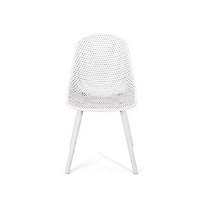 Christopher Knight Home Darleen Outdoor Dining Chair (Set of 2), White