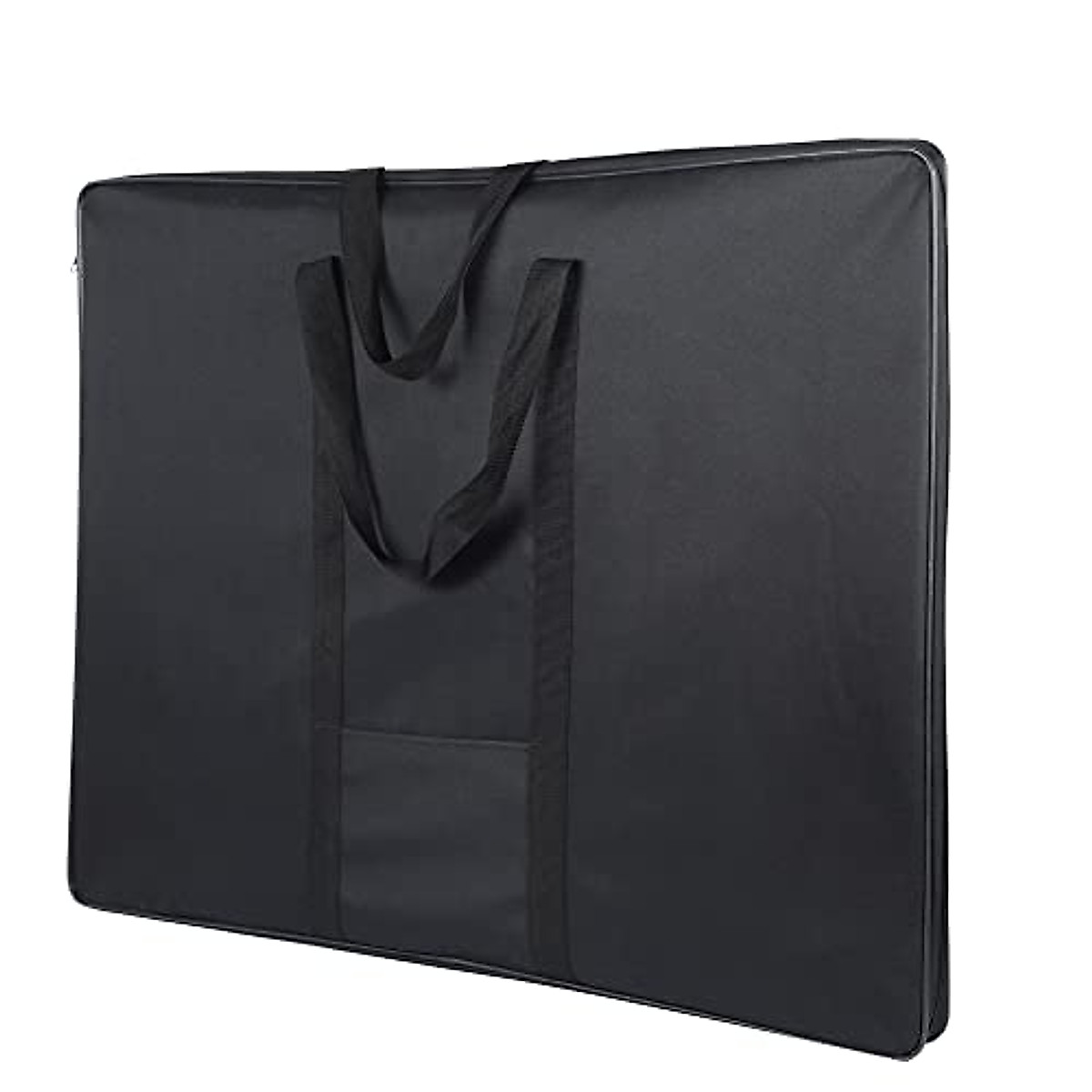 JJRING Art Portfolio Case, Wire Framed Nylon Portfolio Tote, Art Storage Bag in 37 Inches by 28 Inches, Great Art Carrying Bag for Artworks, Posters, Drawings, Prints(Black)