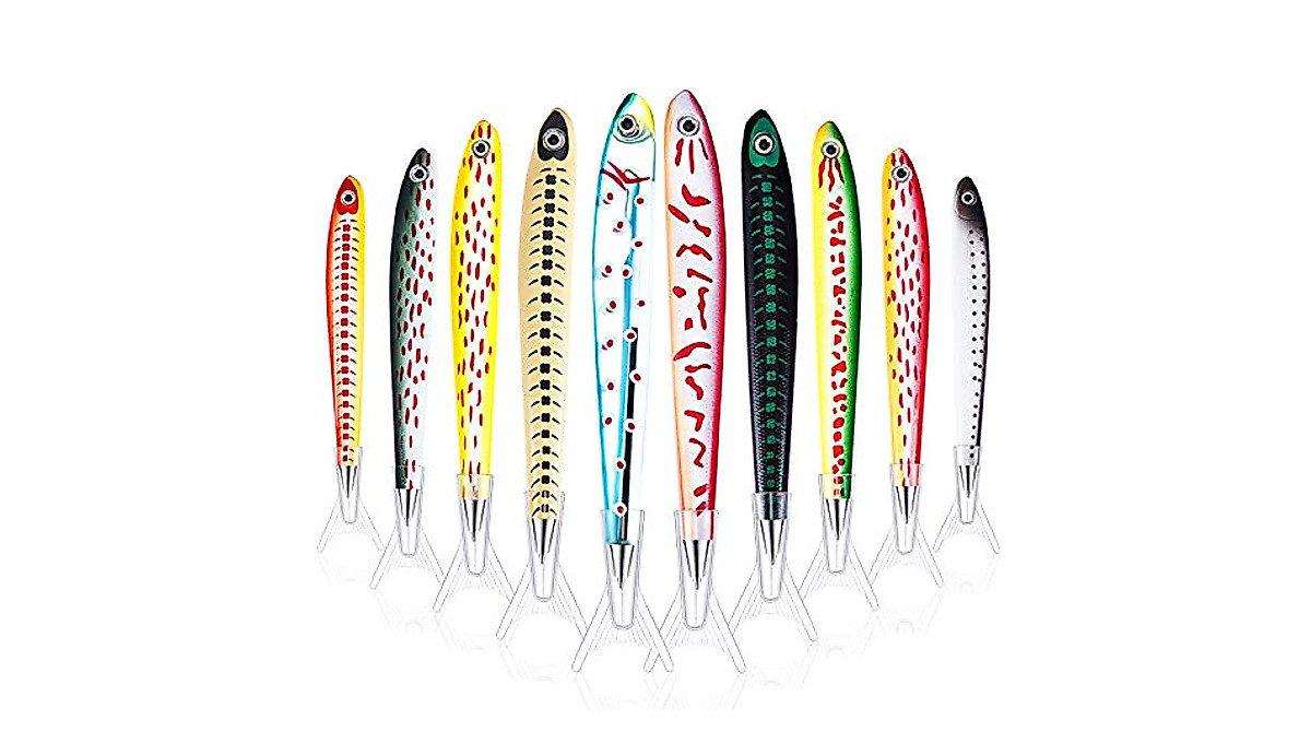 Realistic Fish Gel Pens - Fun Bulk Set for Kids & Adults