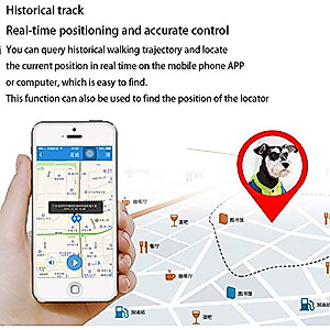 SEG Pet Location Tracker, Anti-Lost, Waterproof and Dustproof Miniature Locator for Dogs and Pets