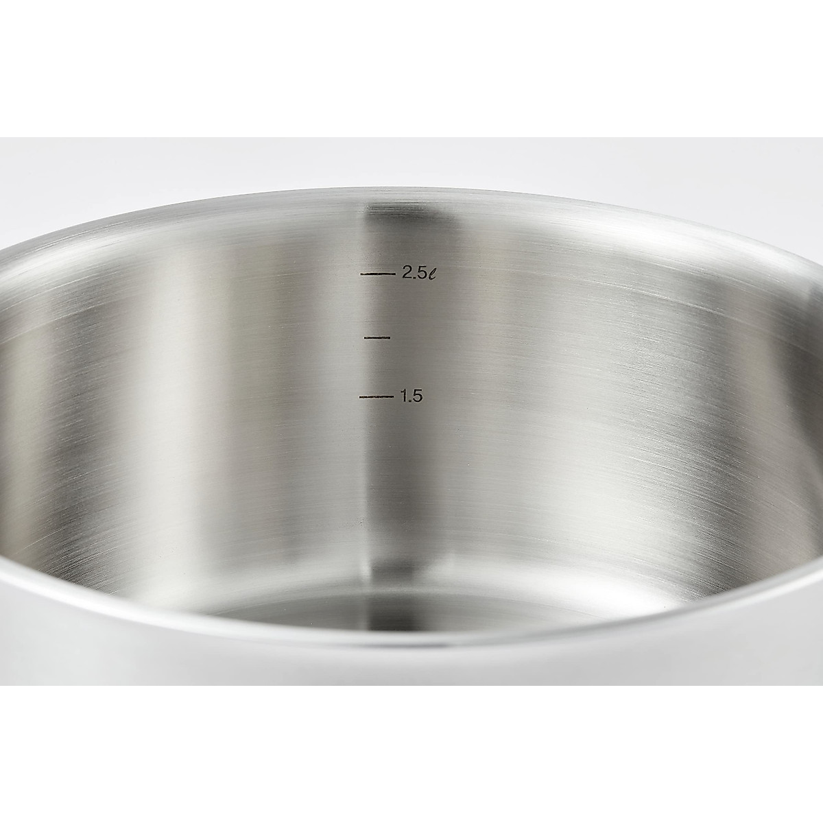 Dr.HOWS Warmwood Nonstick Sauce Pan with Lid 6 inch - Tri-Ply Stainless Steel Saucepan with Wooden Handle - Pot For Induction, Ceramic, Electric, Halogen and Gas Cooktops