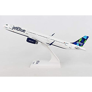 Daron SkyMarks SKR778 JetBlue Airlines Airbus A321 1:150 Scale New Livery Prism Tail Display Model , White