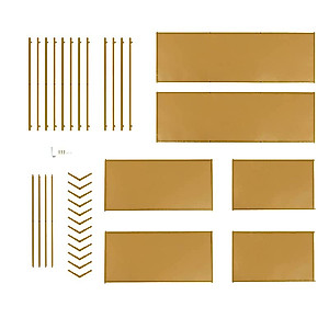 4 feet Gold Large Hexagon Metal Cake Dessert Display Stand Wedding Arch Backdrop Party Events Home Decorations Supplies