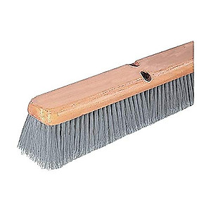 Boardwalk 20436 Floor Brush Head, 3-Inch Gray Flagged Polypropylene, 36-Inch