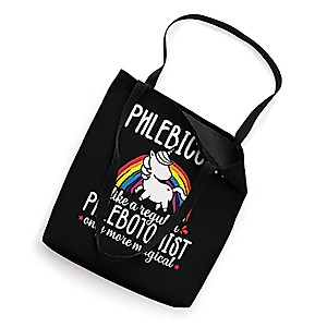 Funny Unicorn Phlebotomist Phlebotomy technician Nurse RN Tote Bag