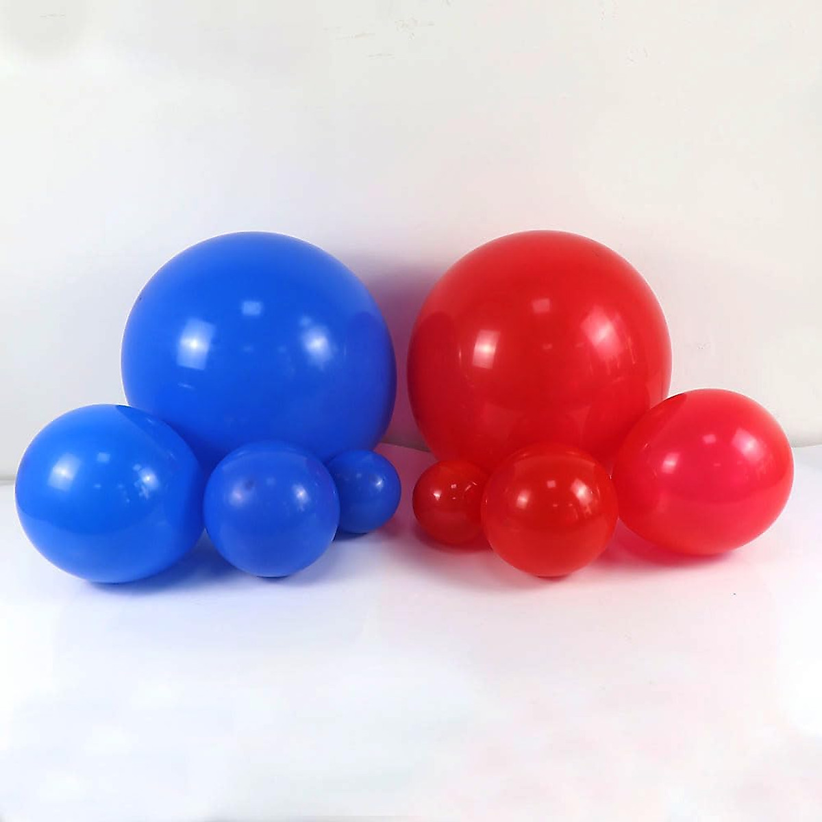 Royal Blue and Red Black Balloons Arch Garland Kit-145pcs Red Black Blue Latex Balloons for Boy's Baby Shower Spider Hero Graduation Birthday Party Supply Decorations