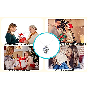 S925 Round fish line two claws Cut Clear Cubic Zirconia Pendant Necklace (silver)