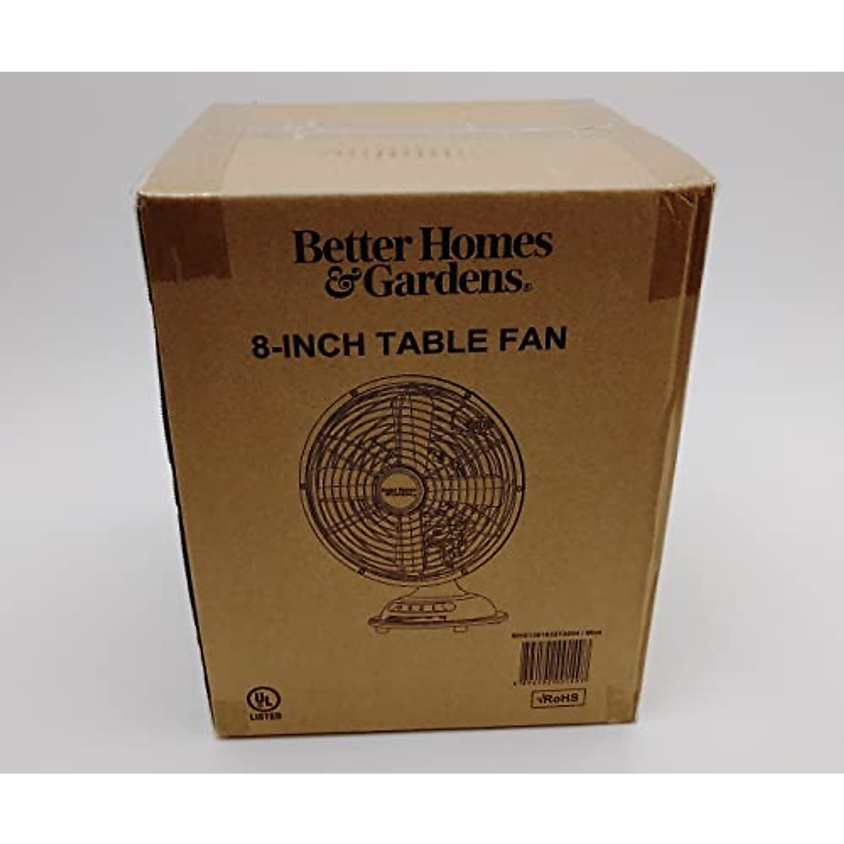 8" All Metal Durable Tabletop Fan Retro Antique Style 3 Speed Oscillating Desk, Mint