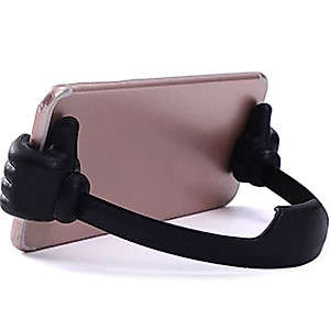 SAFIGLE 4Pcs Lazy Thumbs Up Cell Phone Holder for Desk, Creative Flexible Cell Phone Stands Lazy Phones Stand with Hand Holder Desk, Cellphone Thumb Holder Multi-Angle Phone Holder