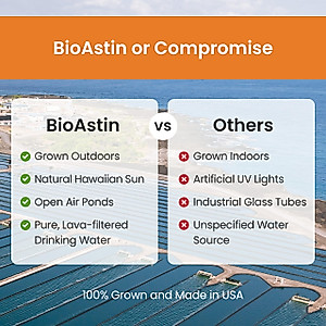 Nutrex Hawaii BioAstin Hawaiian Astaxanthin - 4mg, 120 Softgels - Farm-Direct Premium Antioxidant Supplement to Support Eye, Skin, Joint & Immune System Health - Non-GMO & Gluten-Free