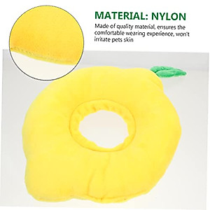 BUGUUYO Pet Collar Pet Dog Cat Cone Collar Cat Wound Stuffed Kitten Collar for Pet Kitten Collar Stuffed Puppy Pet Puppy Cone Pet Cone Yellow Plush