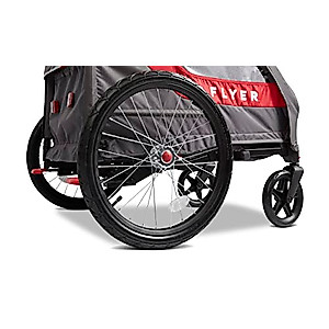 Flyer™ Duoflex 2 in 1 Bike Trailer and Stroller for Toddlers, 1+ Years