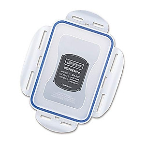 LOCK & LOCK - HPL806S6 Easy Essentials Food Storage Container/Bin Set - 11.8 Oz (Pack of 6), Clear