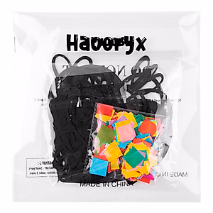 Haooryx Valentine’s Paper Craft Kits - 12-Piece Valentine’s Day Kids' Heart-Shaped Paper Suncatcher Kit DIY Craft Kids Stained Glass Effect Decorations Classroom Handcraft Art Supplies Party Favors