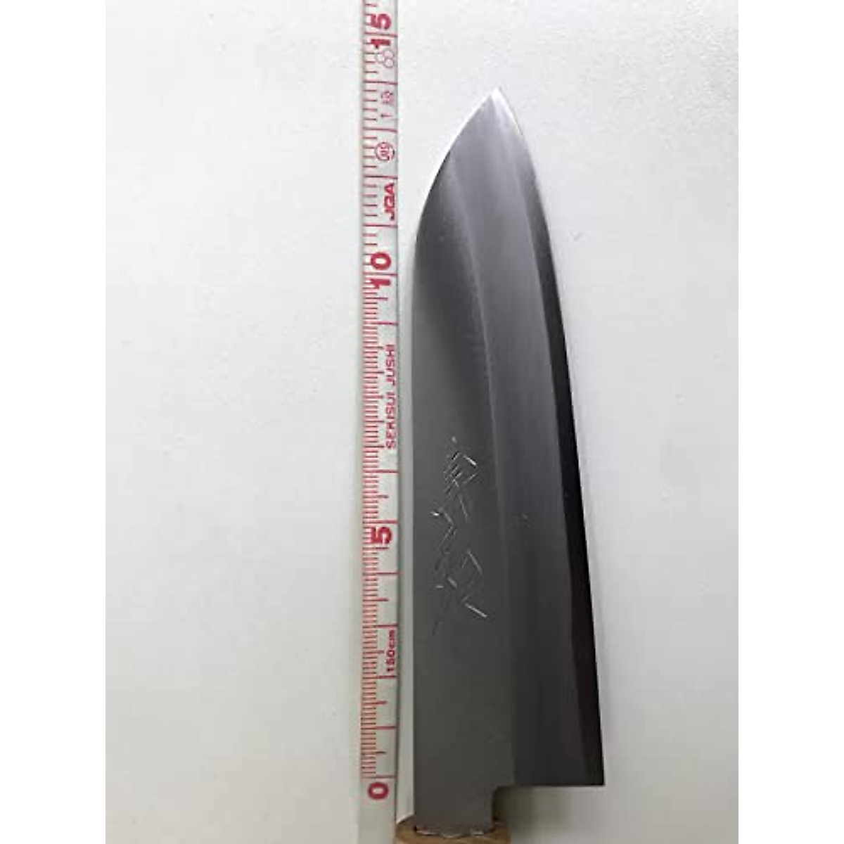 Goh Umanosuke Yoshihiro Small Santoku Knife, silver,brown