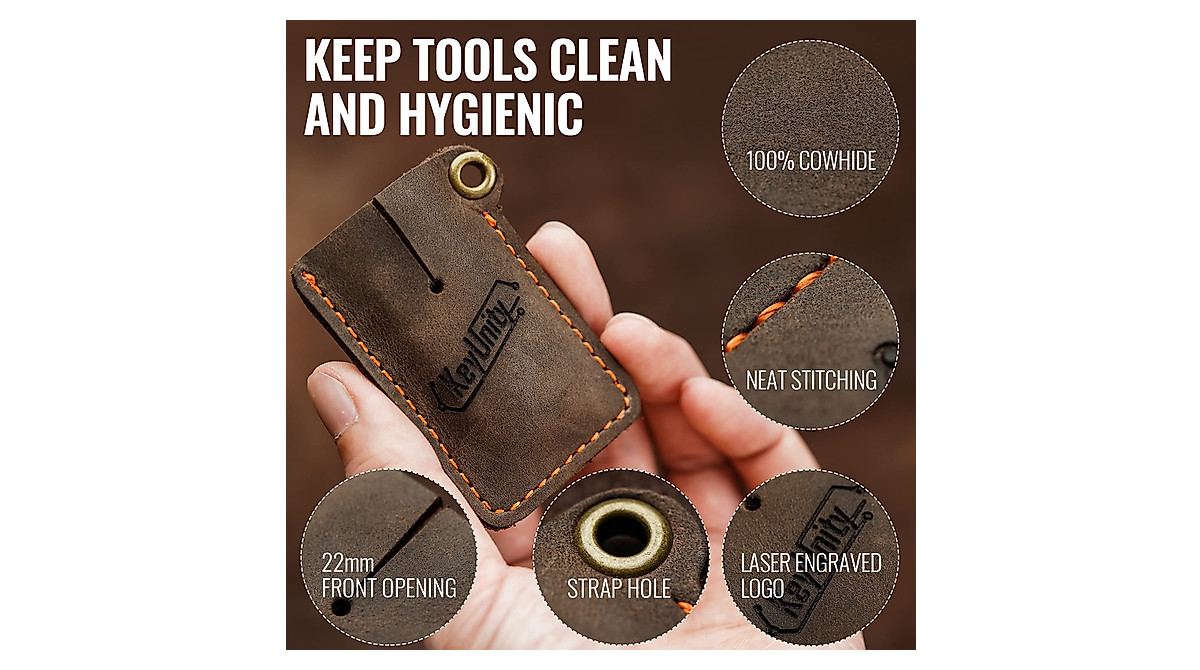 KeyUnity KA03: Premium Leather EDC Pocket Organizer