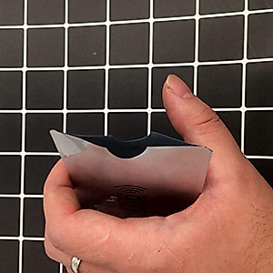 Angelastore Bag Anti Rfid Wallet Blocking Reader Lock Bank Card Holder Id Bank Card Case Protection Metal Credit NFC Holder Aluminium (Green)