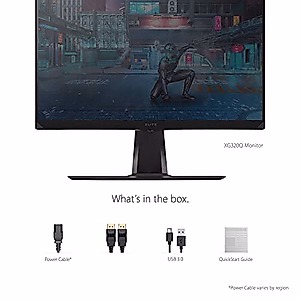 ViewSonic ELITE XG320Q 32 Inch 1440p 0.5ms 175Hz Gaming Monitor with GSYNC Compatible, HDR600, 99% AdobeRGB, HDMI, DisplayPort and Advanced Ergonomics for Esports,Black