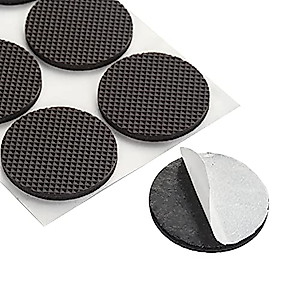 Non Slip Furniture Pads - Round, Square, Rectangle, Furnigear Premium 129 Pieces Furniture Grippers Chair Leg Pads Self Adhesive Rubber Chair Feet- Anti Scratches Furniture Pads for Hardwood Floors
