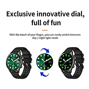 Smart Watch for Men&Women(Answer/Make Call) AI Voice IP68 Waterproof Smart Watch for Android iOS Phone Fitness Watch with Heart Rate Blood Pressure Sleep Monitor Step Counter