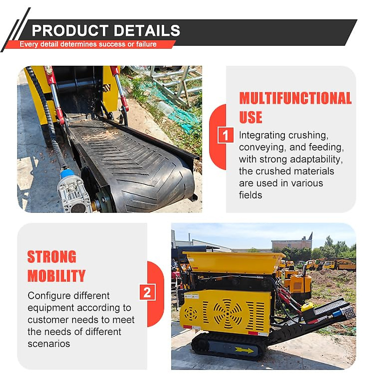 Mini Mobile Jaw Crusher with Belt Conveyor Portable Small Stone Crusher Machine