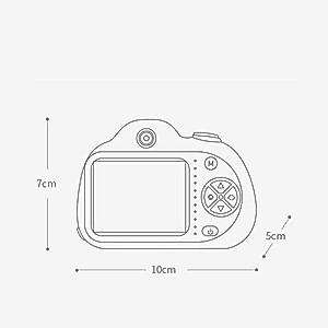 LKYBOA Children Can Take Pictures of Digital Cameras Small Students Portable Mini SLR Children's Day Gifts (Color : C)