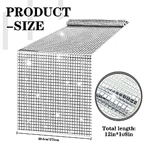 12 x 108 Inches Glitter Disco Party Table Runner Retro 70s 80s Theme Birthday Party Decorations Sequin Silver Bachelorette Party Supplies Euphoria Dance Party Decor Wedding Table Cloth
