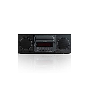 Sharp CD-BH350 Micro Audio Component System with 5 CD Changer, Bluetooth, FM Radio & USB Playback - 50 Watts RMS