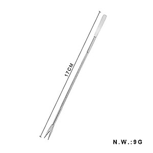 Nutcrackers Walnut Pecan Nut Cracker Heavy Duty Shell Cracker Seafood Walnut Opener Tool with Non-Slip Handle and 1 Pick