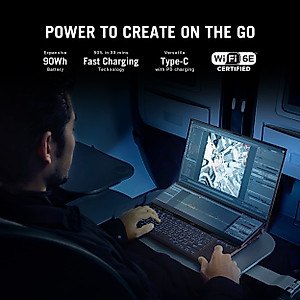 ASUS ROG Zephyrus Duo 16 (2022) Gaming Laptop, 16” Mini LED 240Hz/3ms, QHD 16:10 Display, 100% DCI-P3, NVIDIA GeForce RTX 4090, AMD Ryzen 9 7945HX, 32GB DDR5, 2TB SSD, Windows 11 Pro, GX650PY-XS97