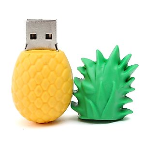 Aneew 16GB Fruit Pineapple Queen USB Flash Pen Drive Memory Thumb Stick Storage Data Mother's Day Graduction School Gift