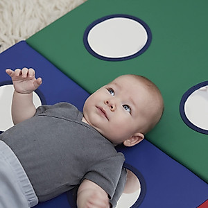 ECR4Kids SoftZone 123 Look at Me Activity Mat, Folding Playmat, Assorted