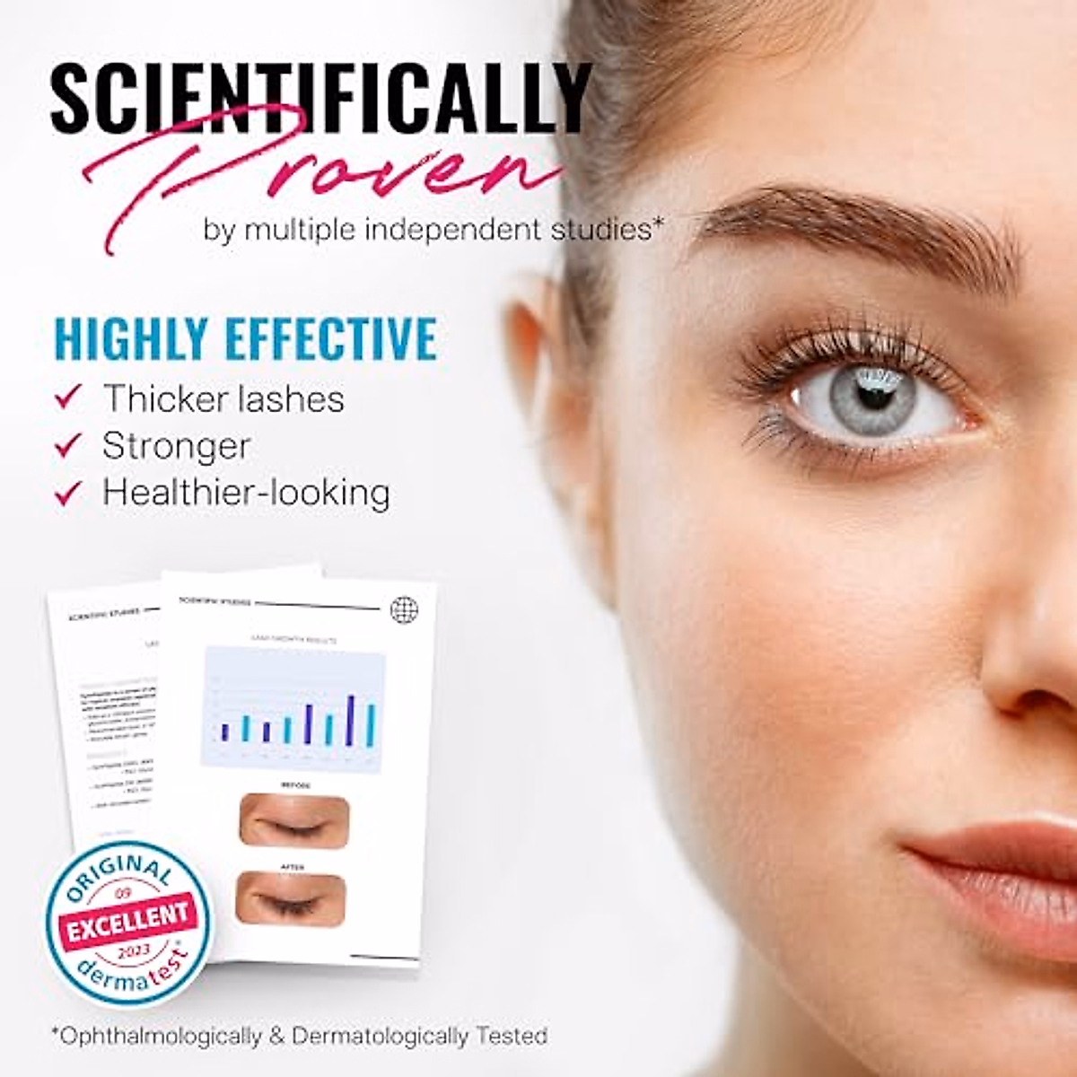 Mini LASHCOCA!NE eyelash growth serum for longer, fuller lashes | Vegan lash enhancing test winner for eyelash extensions by Svenja Walberg