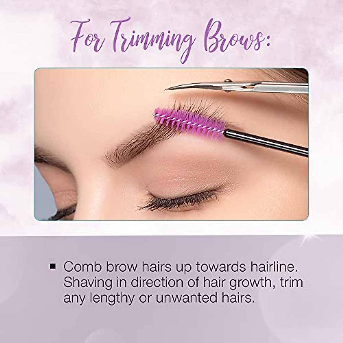 Ardell Brow Trim and Shape Grooming Tool, 3-Count (Pack of 4)