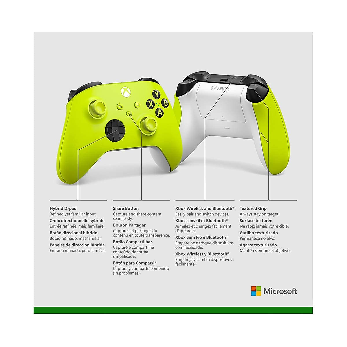 Electric Volt Wireless Xbox Controller (Renewed)