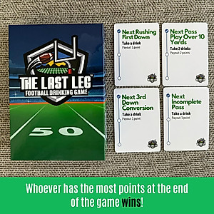 Beer Pressure The Last Leg - Live Football Drinking Game. Perfect for Game Days, Tailgates, Parties, and Pre Games.