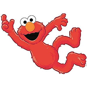 7 Inch Sesame Street Elmo Removable Wall Decal Sticker Art Home Kids Room Decor Decoration - 7 by 7 inches