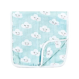Luvable Friends Unisex Baby Muslin Burp Cloth 7pk, Rainbow, One Size