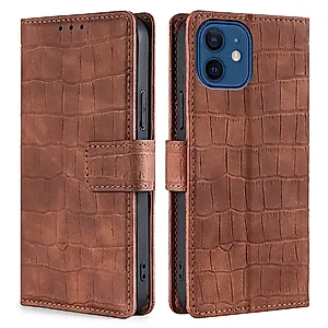 Fansipro Wallet Folio Case for Oppo Reno 2 Z, Premium PU Leather Slim Fit Cover for Reno 2 Z, 3 Card Slots, Portable, Brown