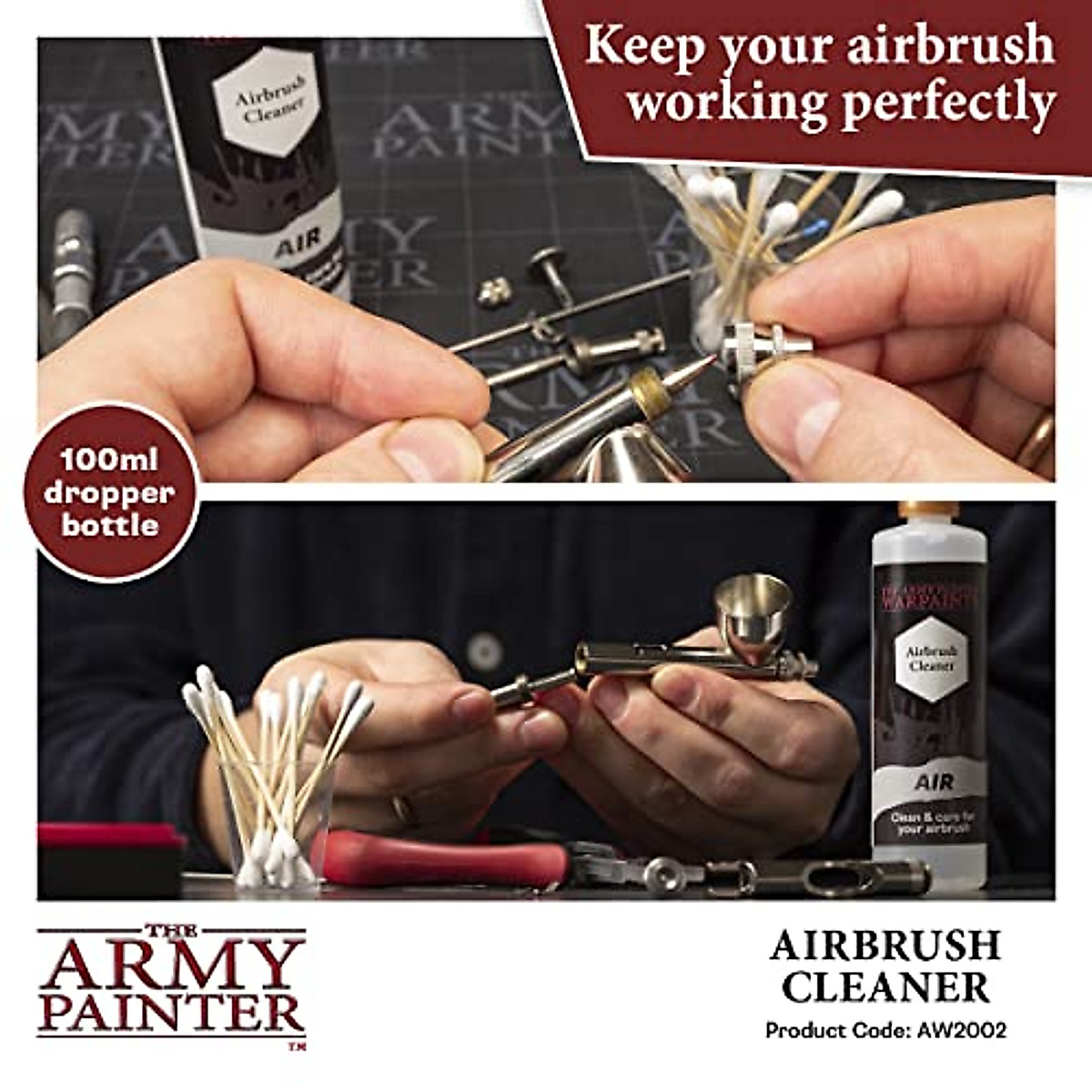 The Army Painter Warpaints Air Airbrush Cleaner 18ml Acrylic Paint for Airbrush, Wargaming and Modelling