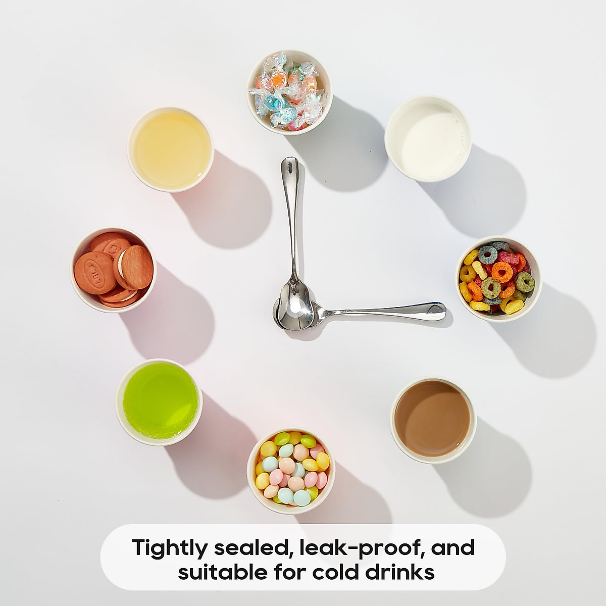 JOLLY PARTY 2 oz Bathroom Cups, 360 Pack Small Paper Cups, White Mouthwash Cups, Disposable Mini Espresso Paper Cups, Paper Sampling Cup