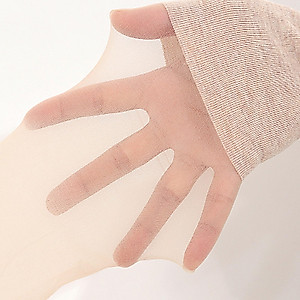 Ionic Correction Lymphatic Detoxification Long Tube Silk Stockings 6Pairs Over Knee Thigh Socks Compression Knee Socks (6pcs-D,1)