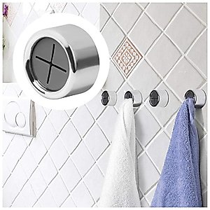 Towel Hook Holder Grabber for Kitchen, Bathroom, Garage or RV. Self Adhesive and Easy to Install. Great for Hair Towels, Shop Towels or Microfiber Towels. Wall, Cabinet or Appliance Mounted.