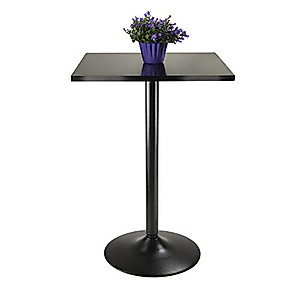 Winsome Obsidian Dining, Black, Pack of 1